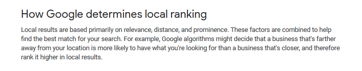 Understand the Main Google Business Profile Local Ranking Factors