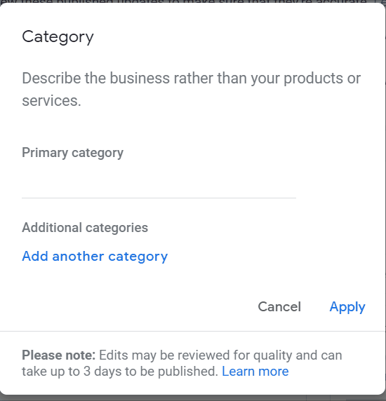 Properly Optimizing Google Business Profile Categories