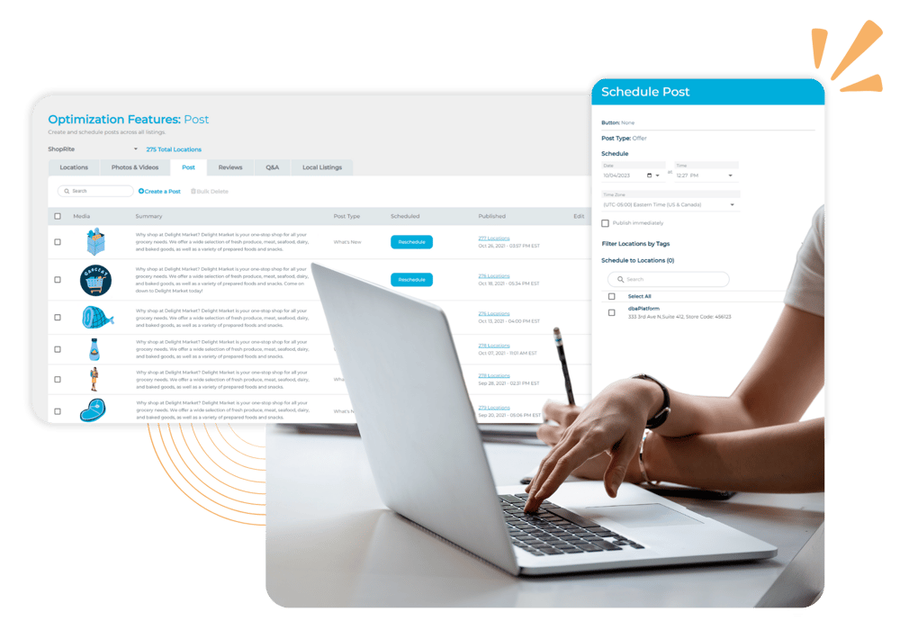 Google Business Profile post manager| dbaPlatform
