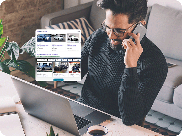 Vehicle listing ads on Google and Microsoft | dbaPlatform